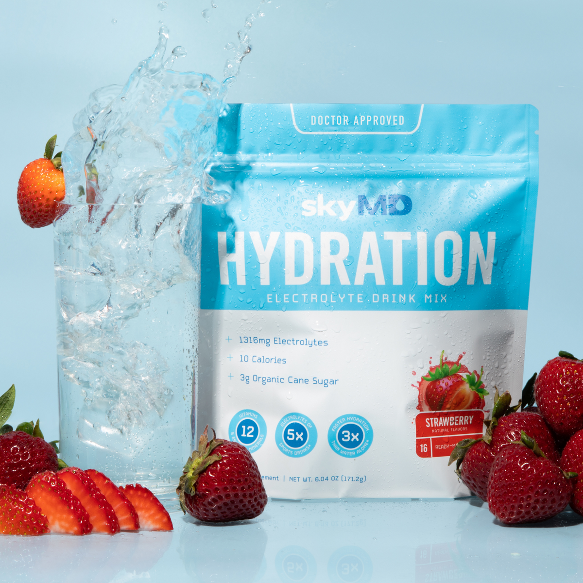 Doctor Approved Hydration | Electrolyte Drink Mix | SkyMD